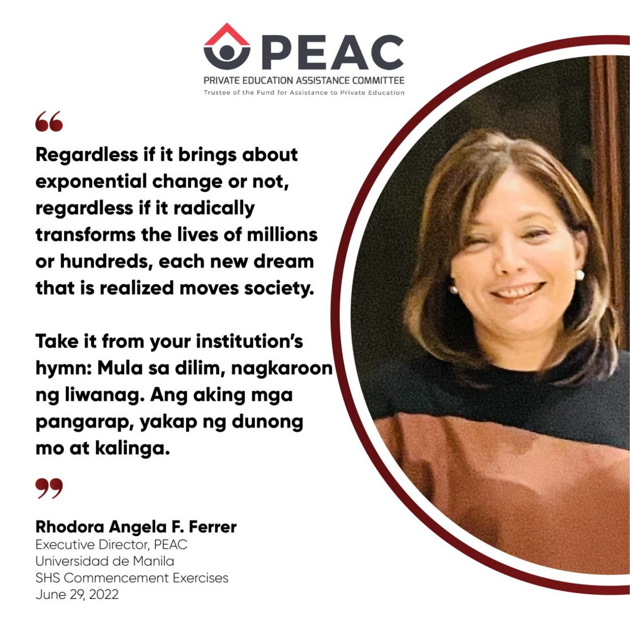 Executive Director’s Corner | PEAC Official Website