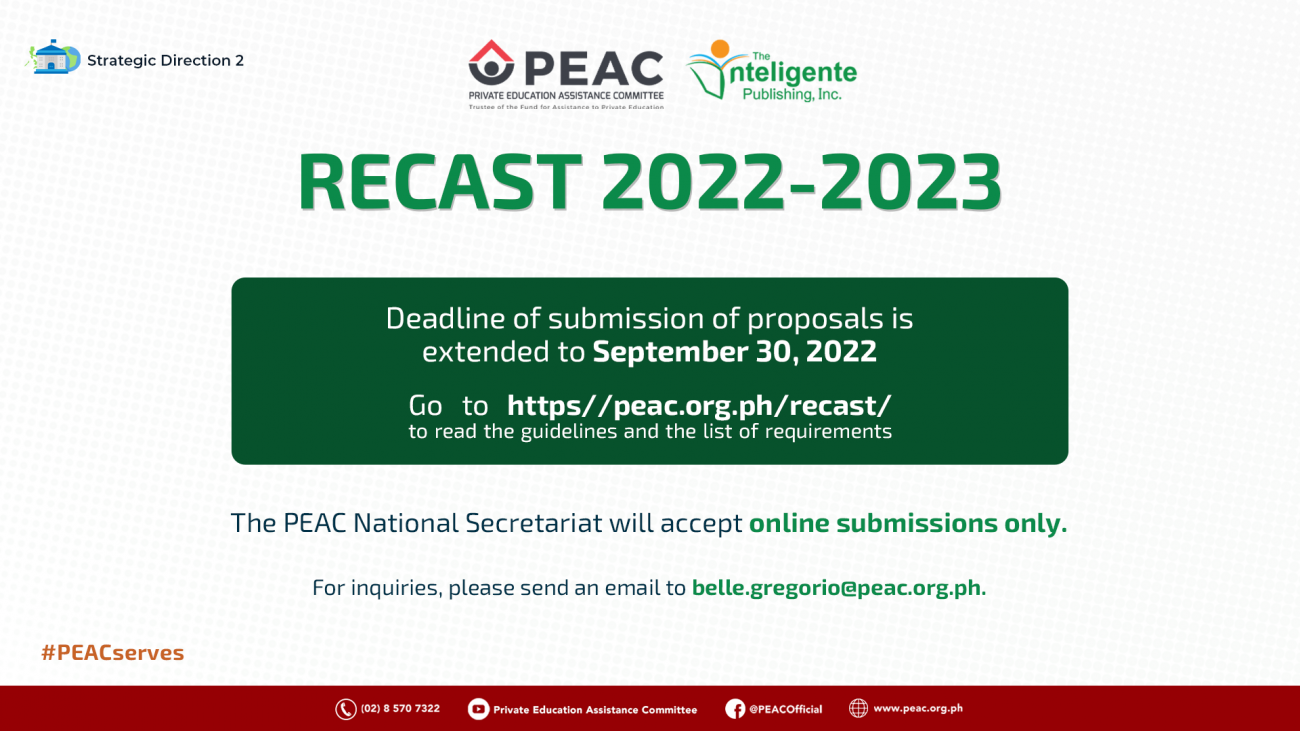 RECAST | PEAC Official Website