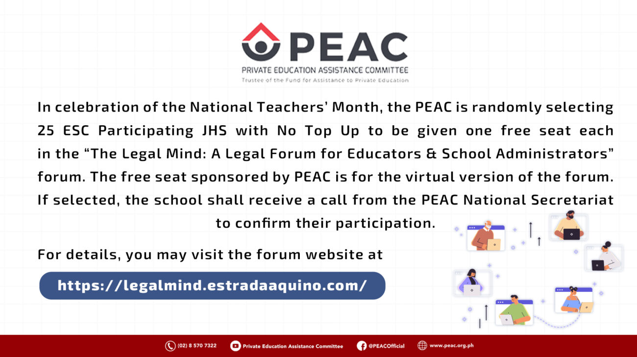 PEAC Official Website | Private Education Assistance Committee