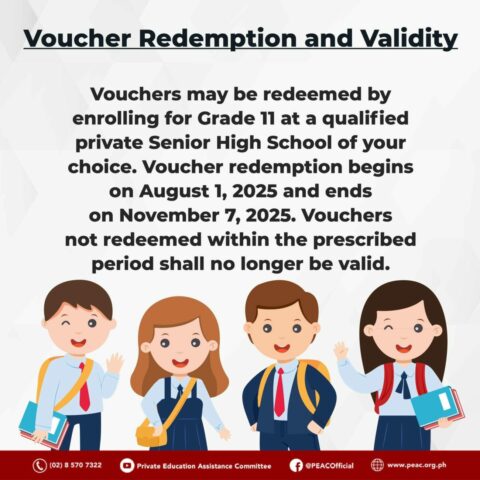 Voucher Application | PEAC Official Website
